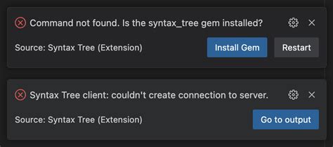 vscode does not pick up `stree` · issue 341 · ruby syntax tree vscode syntax tree · github
