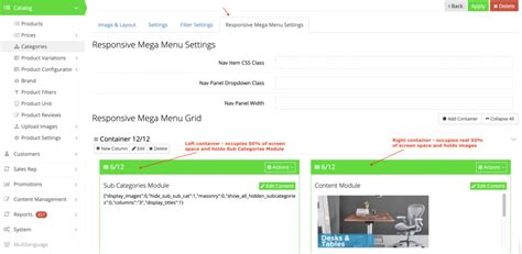 Use Sub Categories Module To Customize Navigation Menu Commercebuild