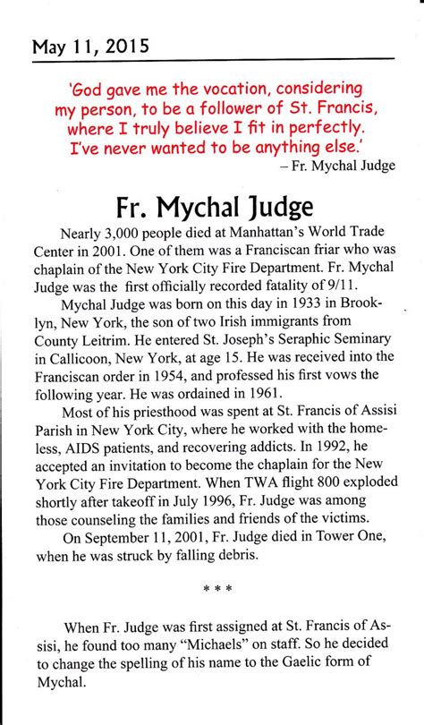 Father Mychal Judge