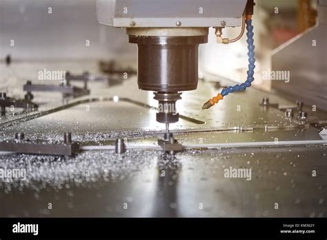 Cnc Drilling Machine Stock Photo Alamy