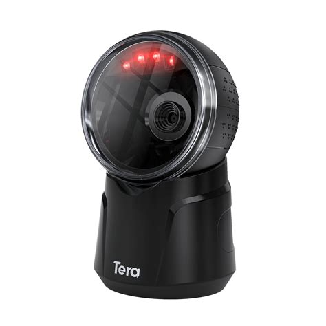 Tera Digital Barcode Scanner Desktop Omnidirectional 1d 2d Qr Usb Wired Reader 9000