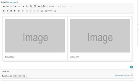 Ckeditor Widgets Bootstrap Grid