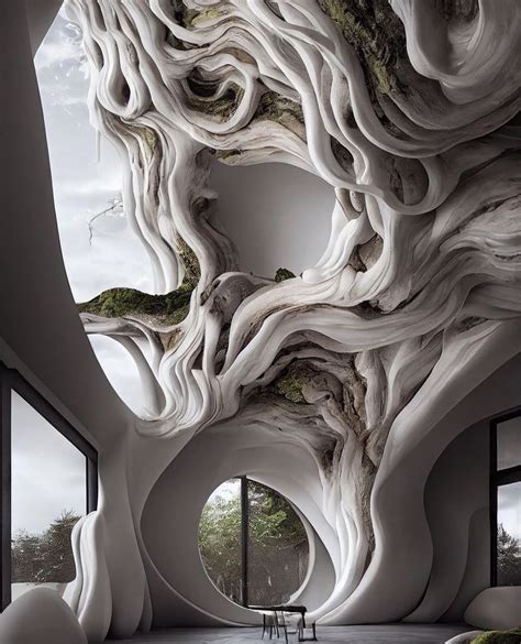 Biomorphic Architecture Inspired By Mycelium En 2024 Maison Organique Architecture