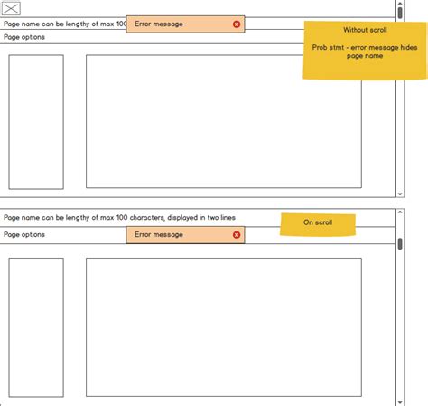 Experience Best Place To Display Error Message In The Page User Experience Stack Exchange