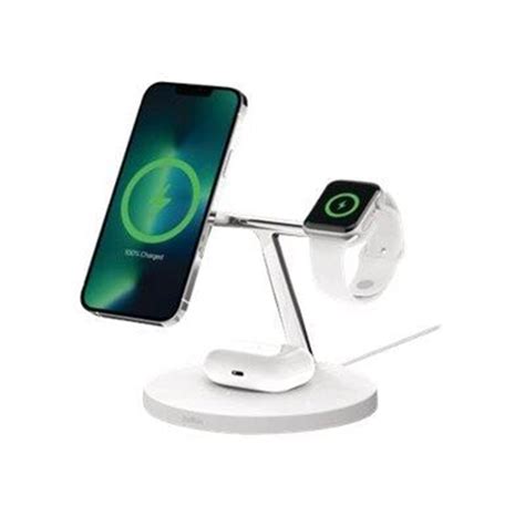 Belkin BOOST CHARGE PRO Wireless Charging Stand With MagSafe AC Power Adapter 15 Watt