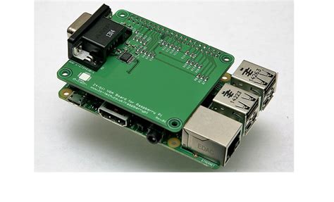 Lo Tech Raspberry Pi Vga Hat 24 Bit 1080p