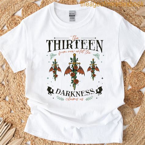 The Thirteen Fourth Wing Manon Blackbeak Sjm Fantasy Bookish T Shirt