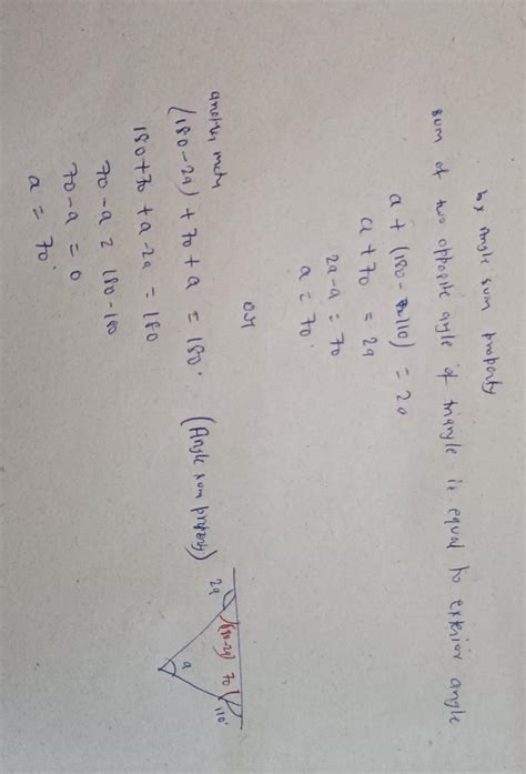 Find The Value Of A In Fig 8 Brainly In
