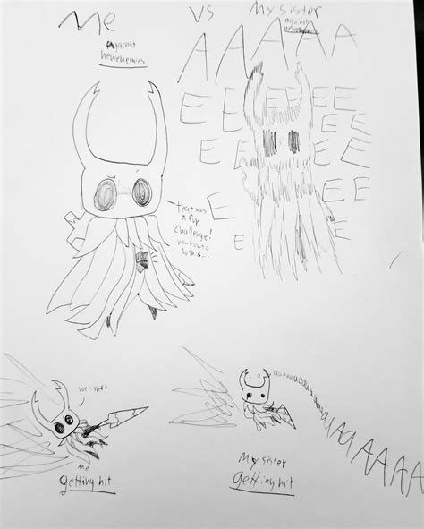 Me Vs My Sister Playing Hollowknight Oc Rhollowknight