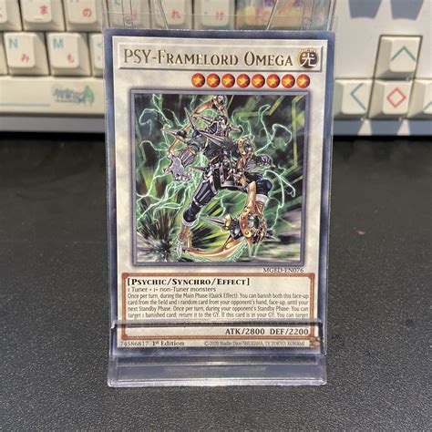 [ Bài Yugioh Chính Hãng ] Psy Framelord Omega Mged En076 Rare 1st Edition Shopee Việt Nam