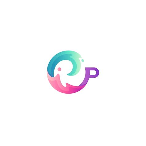 Premium Vector Coffee Cup Logo With Wave Splash Elements In Colorful 3d Vector Design Style