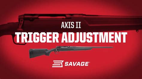 How To Adjust The AccuTrigger On Axis II