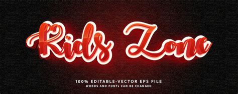 Premium Vector Style Editable Text Effect