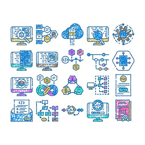Software Compute Engineer Icon Hand Drawn 49817975 Vector Art At Vecteezy