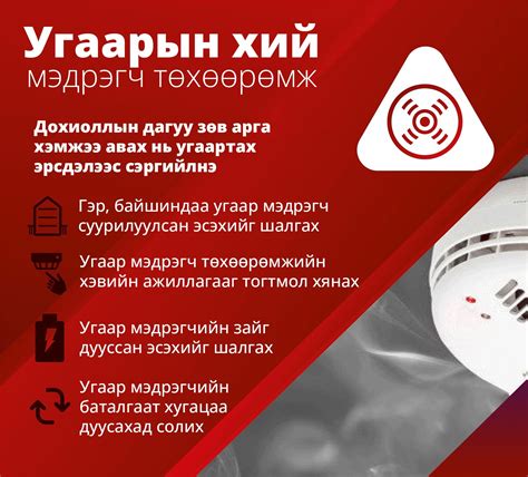 Нийгмийн эрүүл мэндийн үндэсний төв Угаарын хийн мэдрэгч төхөөрөмжийг дохиоллын дагуу зөв арга