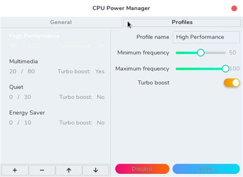 Cpu Power Manager Control And Manage Cpu Frequency In Linux