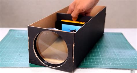 How To Make A Diy Photo Projector With A Shoebox And Smartphone Images And Photos Finder