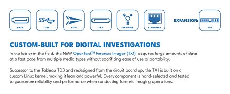 opentext™ forensic tableau imager tx1 tx1 tx1 w