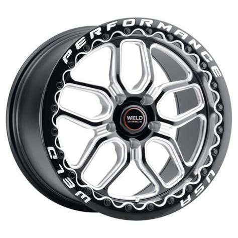 Weld Laguna Beadlock 17x10 5x1143 Et49 Bs750 Gloss Blk Wheel