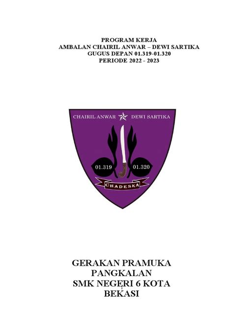 Program Kerja Gerakan Pramuka Smkn 6 Bekasi Pdf