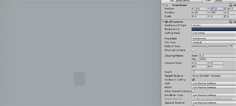 Unity Game Engine High Camera Position In Unity3d Lwrp Only Shows Gray Materials Stack Overflow