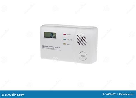 Koolstofmonoxide Alarm Stock Afbeelding Image Of Slaap 169860001