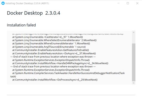 Installation Failed · Issue 8002 · Docker For Win · Github