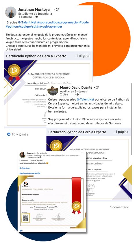 Estas Son Algunas Historias De Personas Que Pertenecen A La Academia G Talent Net