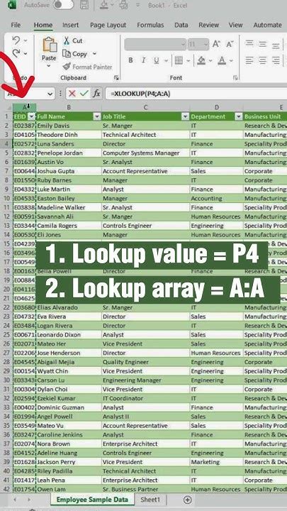 The Ultimate Excel Trick Xlookup In 60 Seconds Excel Shorts Xlookup Youtube
