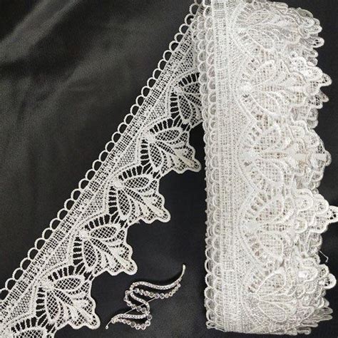 Кружево макраме Sindtex 8см 13м цвет белый с желтизной 02 T1169 1 — цена 580 грн в