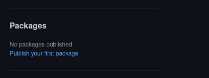 Github Package Successfully Published But Not Showing Up In Packages Section Stack Overflow