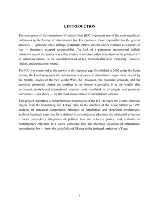 The International Criminal Court Origins Jurisdiction And Impact On