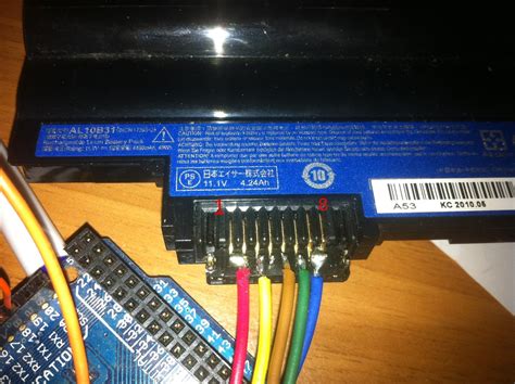 Laptop Battery Pinout Diagram Hp Laptop Battery Pinout Diagr