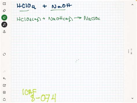 SOLVED Write The Intact Molecule Equation And The Net Ionic Equation For The Neutralization