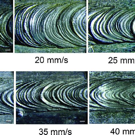 Weld Surface Sm Micrograph Of The Specimens Welded With Different Download Scientific Diagram