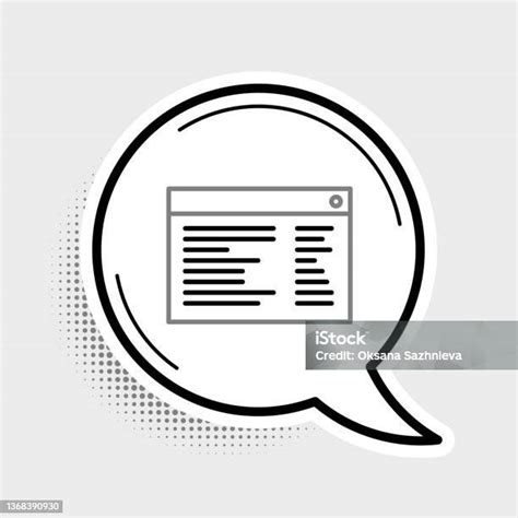 Logiciel De Ligne Icône De Code De Programmation De Développeur Web Disolement Sur Le Fond Gris