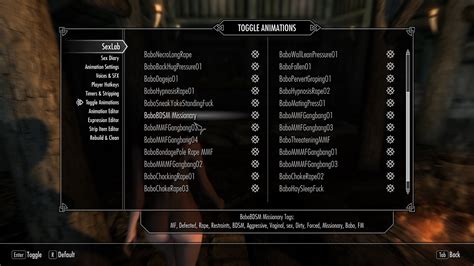 Bakafactory Slal Animation Sse Human Animation Doesnt Show Up No
