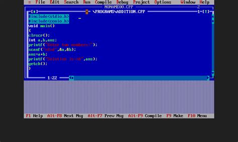 Sterbog C Program For Addition