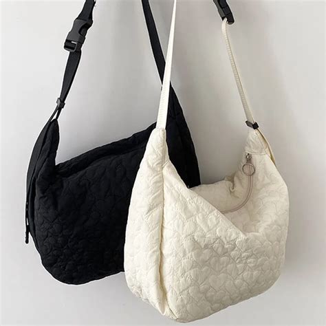 Hyhlhexyr 2022 여성용 캐주얼 크로스바디 백 클라우드 폴리에스테르 섬유 조절 가능한 어깨 메신저 백 Aliexpress