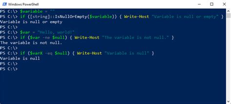 How To Check For Null Not Null Or Empty In Powershell Sharepoint Diary