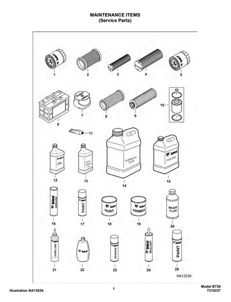 Manual De Partes Retroexcavadora Bobcat B730 Manualesdemaquinaria