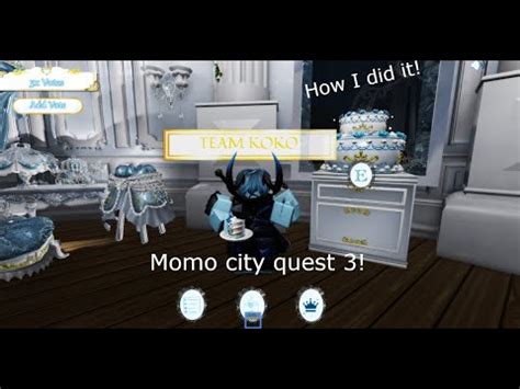 Roblox Momo City Event How I Completed Quest 3 Baking Mini Game