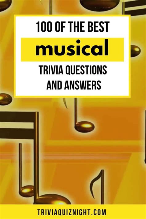 100 Music Trivia Questions And Answers Artofit
