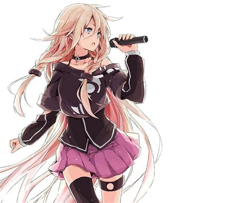 Anime Girl With Microphone