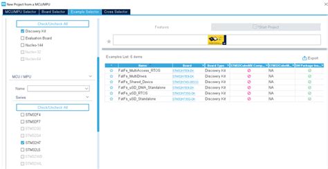 Is There An Example Stcubeide Project For The Stm3 Stmicroelectronics Community