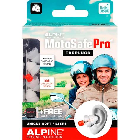 Alpine Tapones Para Los Oídos Motosafe Pro Blanco Motardinn