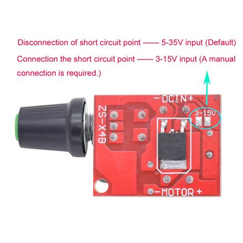 Mini Dc Motor Pwm Speed Controller Module 3v 6v 12 Vicedeal