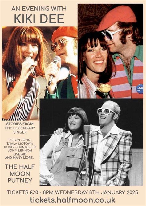 An Evening With Kiki Dee Interview And Qanda At The Half Moon Putney