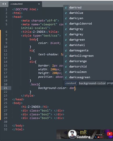 How To Use Z Index In Html Css Z Index Kaise Banaye Z Index In Css