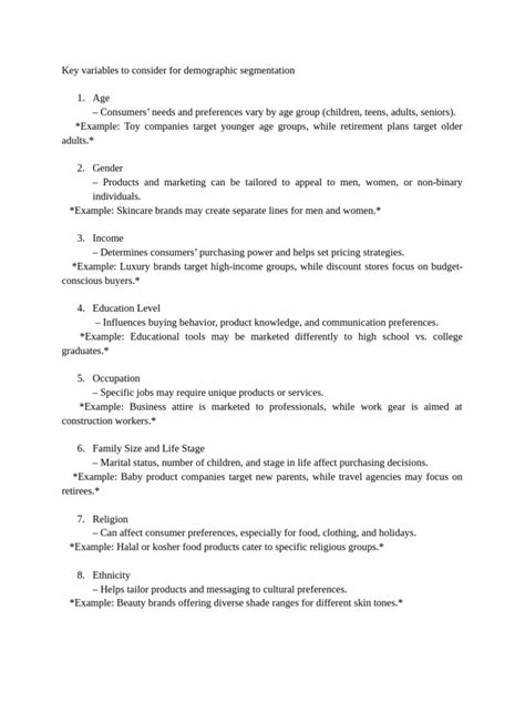 Geographic Segmentation Pdf